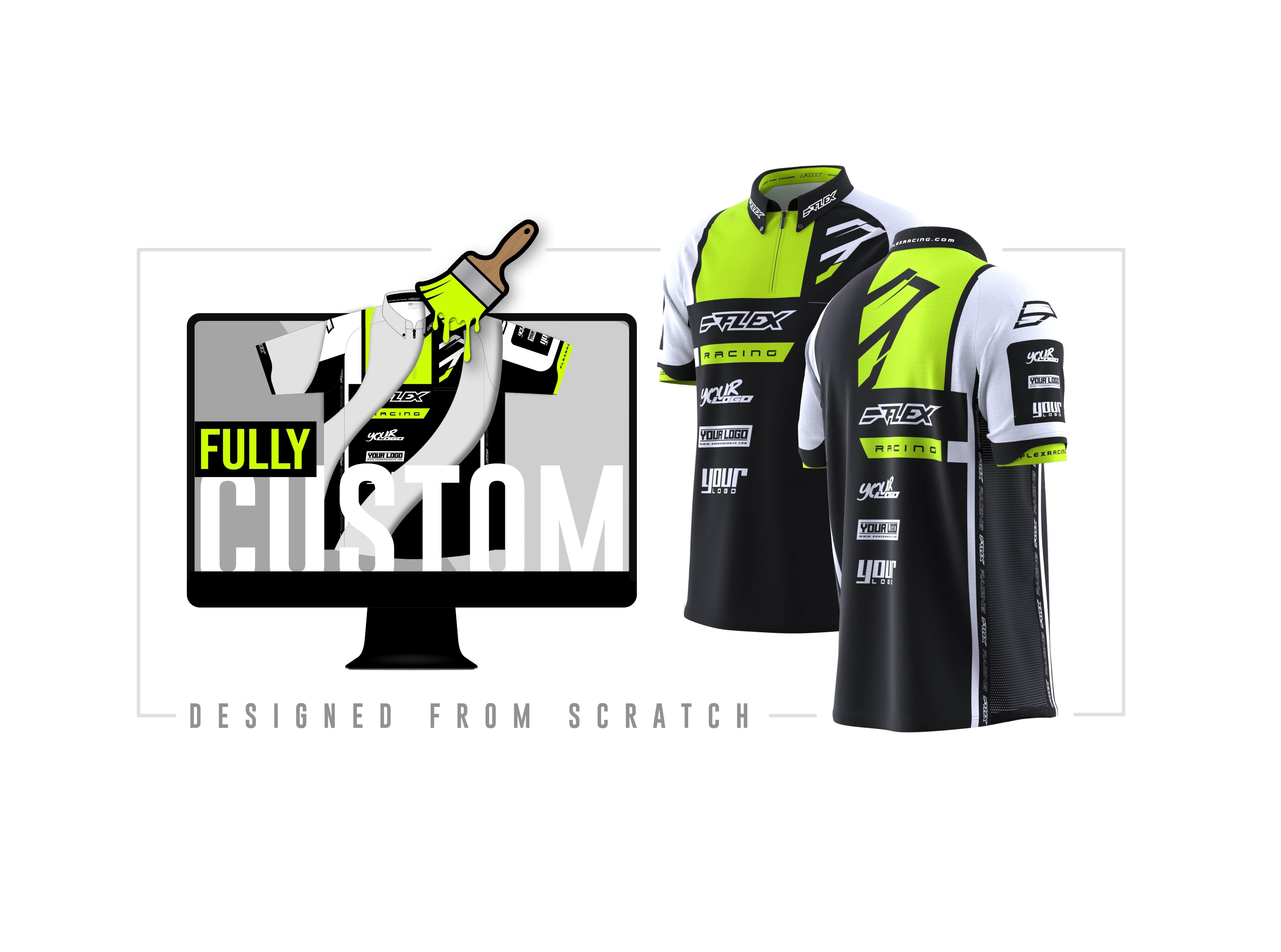 Personalized Racing Shirts | High-Quality Custom Apparel by FLEX Racing