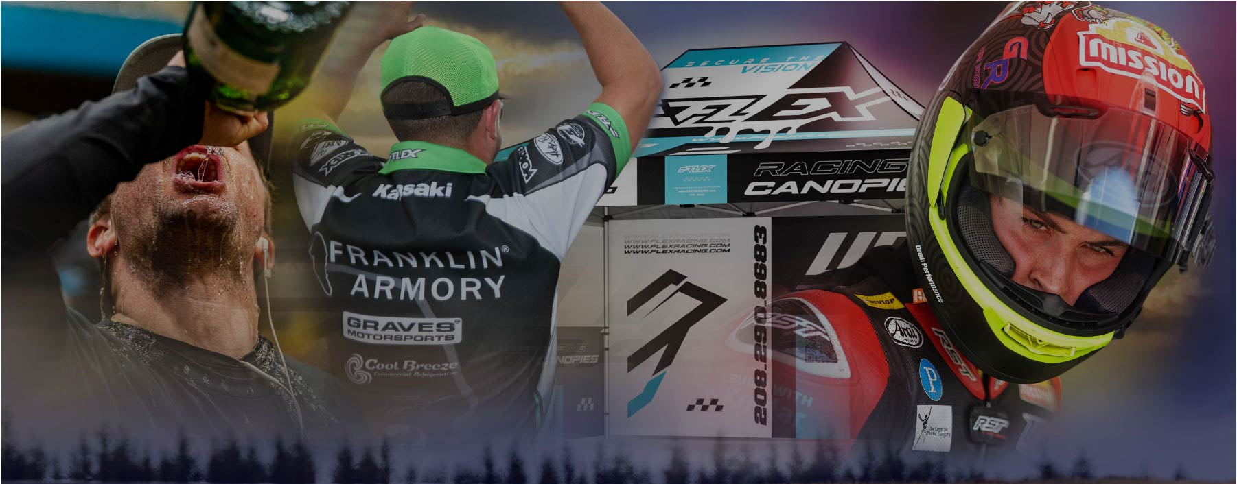 Custom Pit Materials | Canopy Tents · Apparel · Graphics | FLEX Racing
